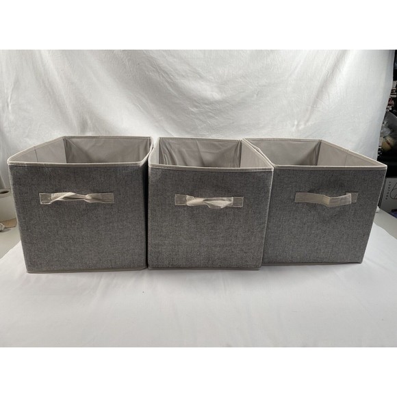 Unbranded | Other | Set Of 3 Farbic Storage Rectangle Bins 41115 | Poshmark